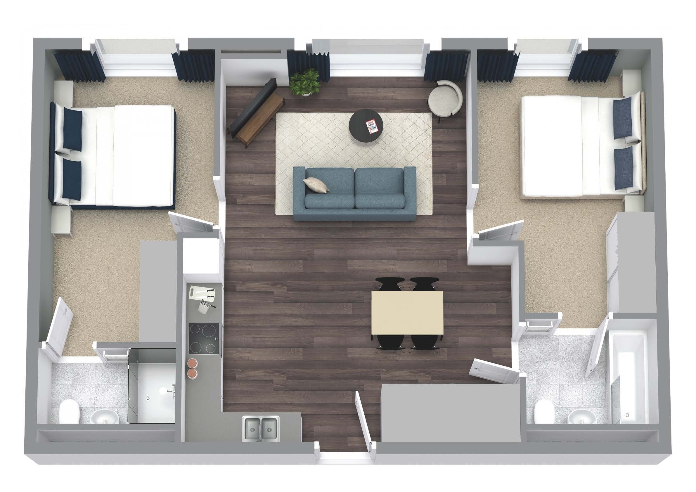 Two Bedroom Milton Keynes Apartments | The Almere